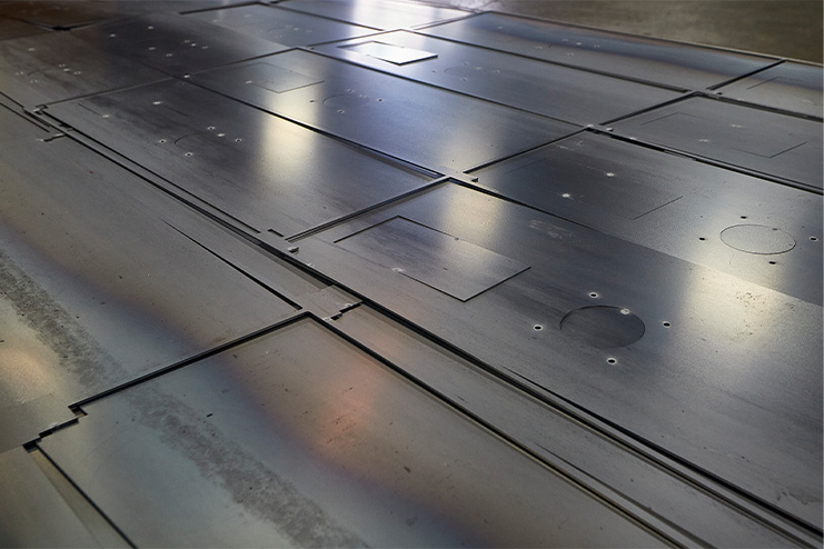 Amber Steel Gallery - Steel Cutting & Manufacturing Process